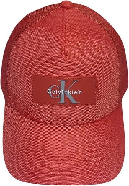 Calvin Klein Logo Sili Patch Ball Mesh Back Cap, O/S - 4D5025G ...