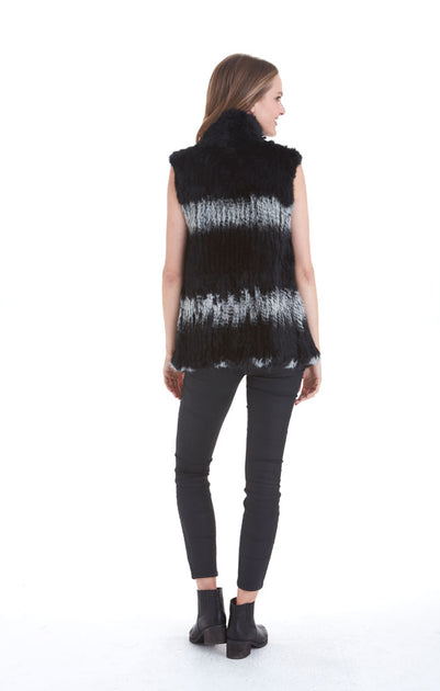 Love Token Eliza Genuine Real Rabbit Fur Vest - LT10-65 – Treasure Lingerie